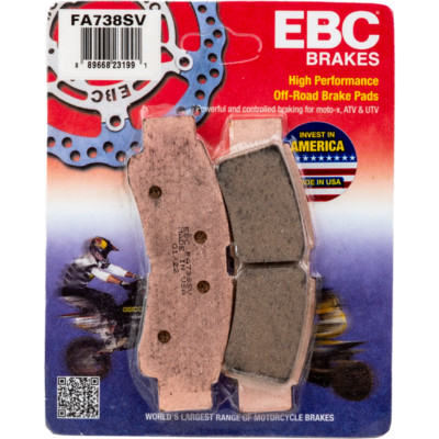 EBC Brake Pads Fa738sv Severe Duty Sv Series Kawasaki Krx 1000 Teryx ...