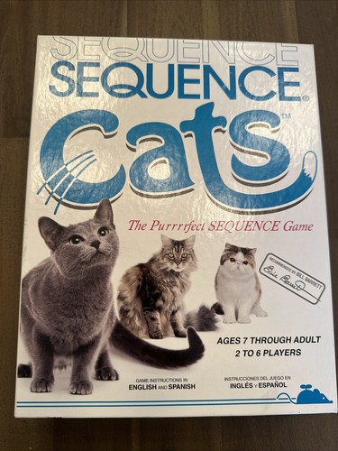 Sequence Cats COMPLETE Jax 2013 Cards Board Game Family Kids Animals ...