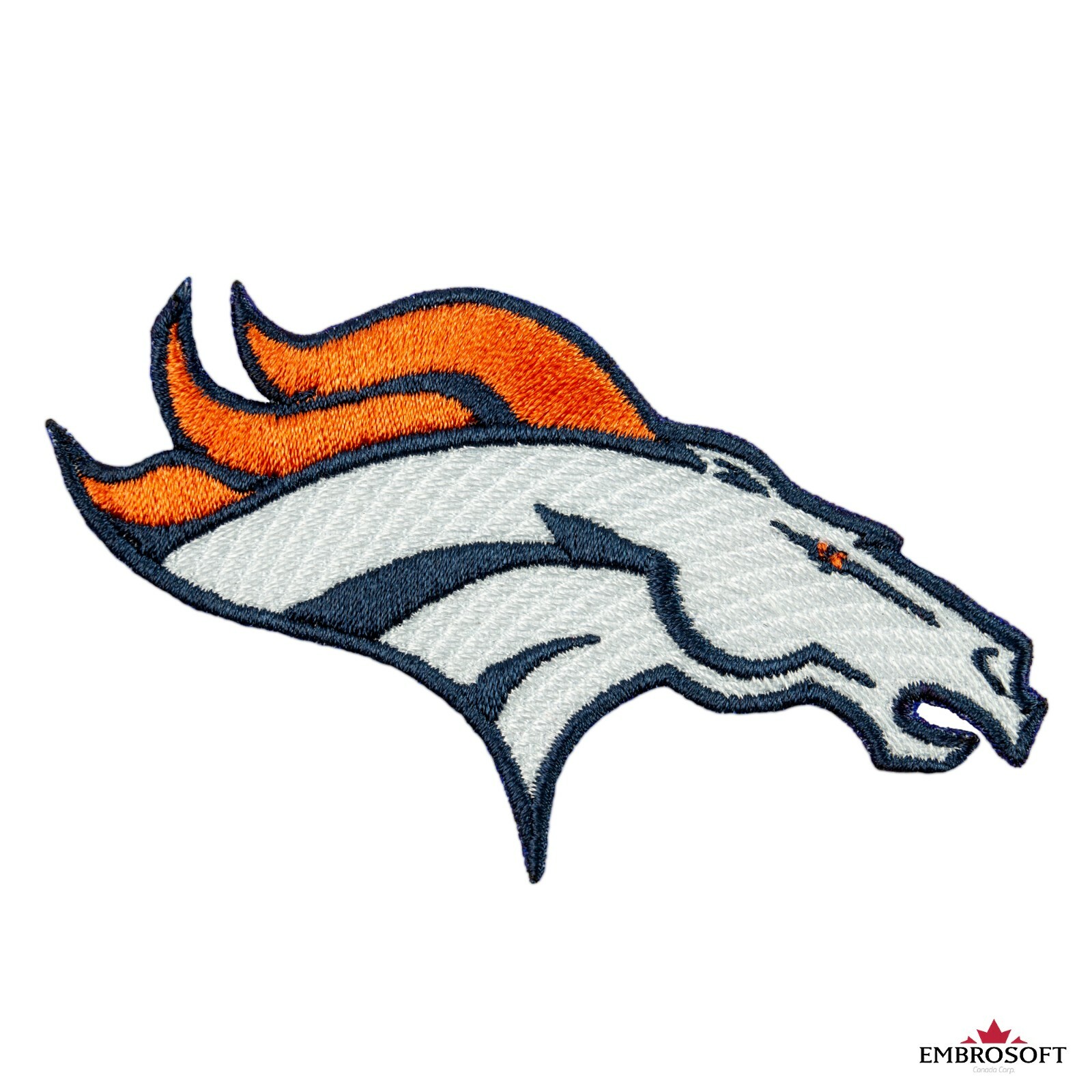 Denver Broncos Patch, American Football Team Logo, Embroidered Sports ...