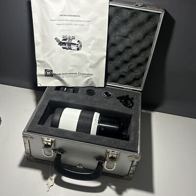 Meade 97 Series 3.5" 90mm Mirror Lens Spotting Scope Telescope w/ Case ...