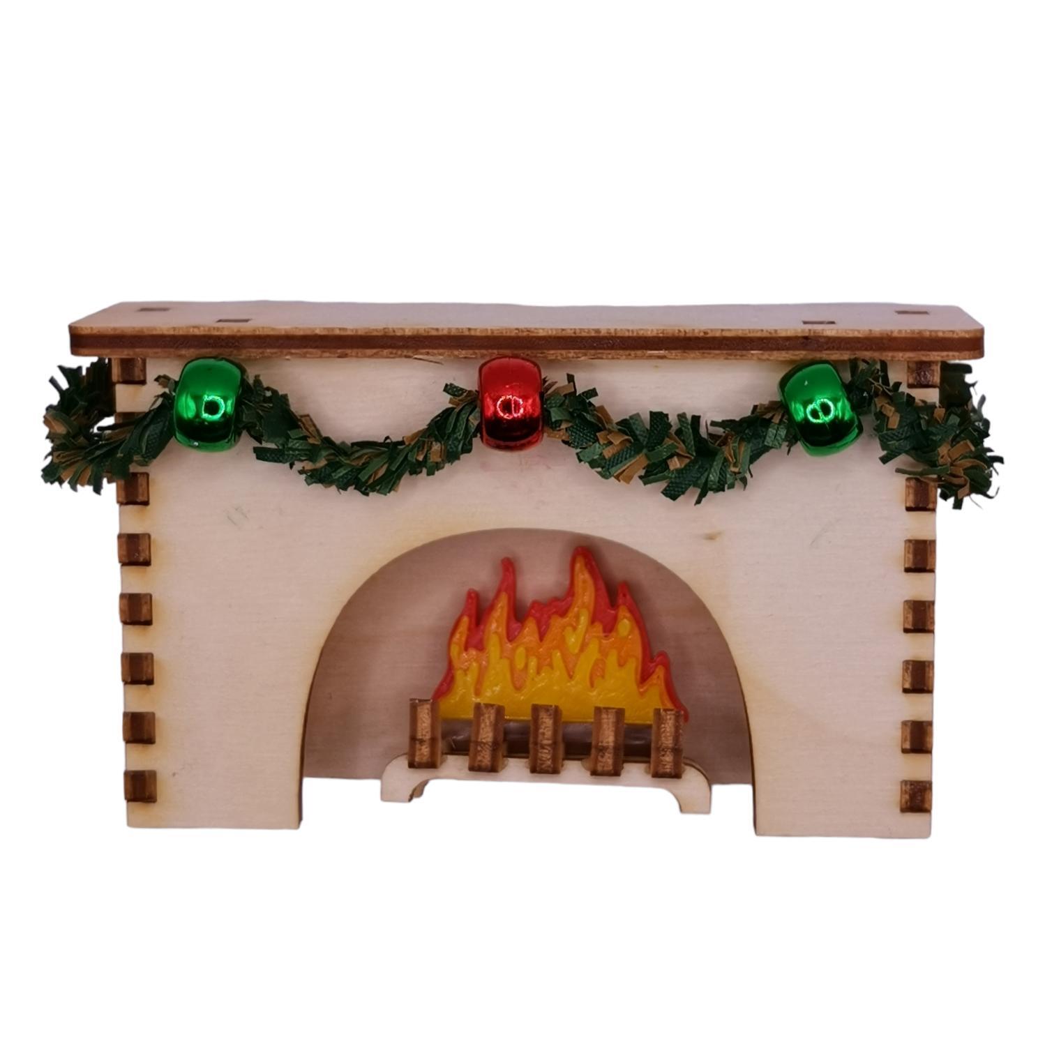 Miniatur Möbel aus Holz, Mini Kamin Brennholz Korb für Wichtel | eBay.de