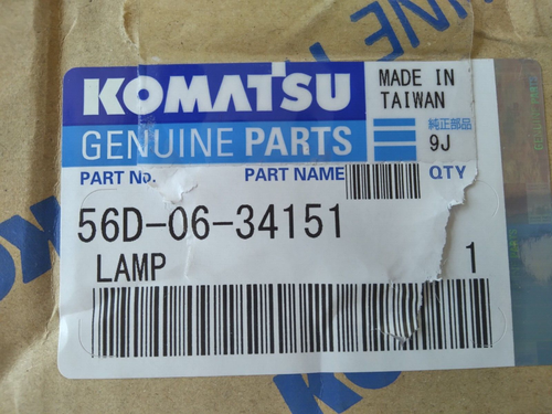 Komatsu Lamp A Tail 56D-06-34151 for sale online | eBay