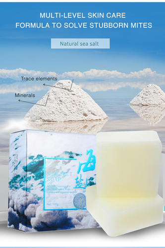 [ 12 Packs ] Sea Salt Soap Pore Acne Skin Whitening Deep Cleans Body ...