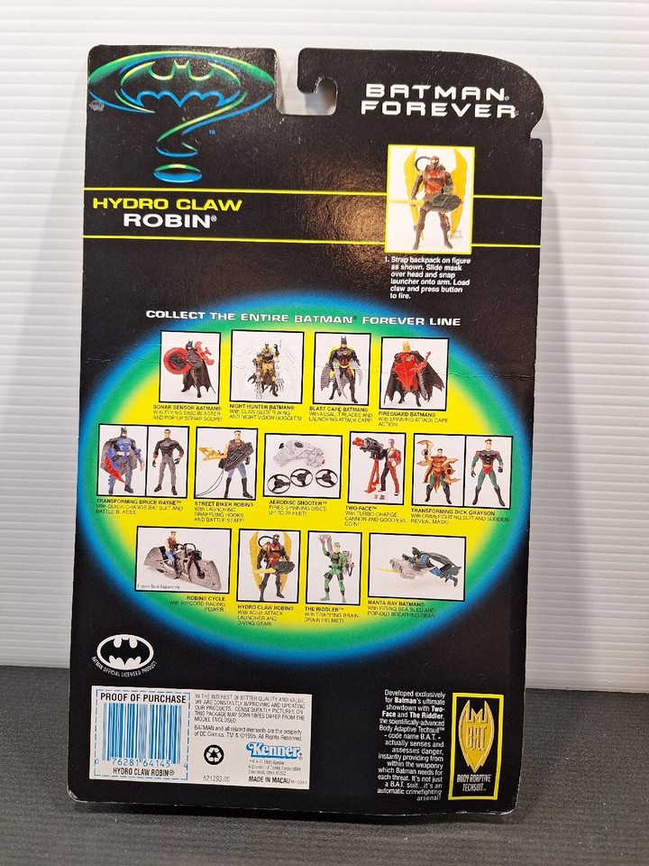 Batman Forever Hydro Claw Robin MOC 1995 Vintage 76281641454| eBay
