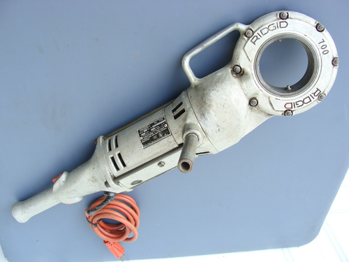 RIDGID No 700 power drive electric pipe threader threading machine | eBay