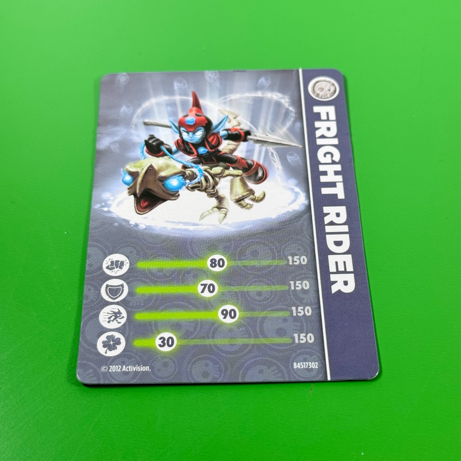 Skylanders GIANTS Card: FRIGHT RIDER Character Card | Skylanders ...