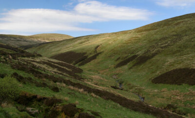 Photo 6x4 Dryfe Water Ewelairs Hill/NT1602 Dryfe Water beneath South ...