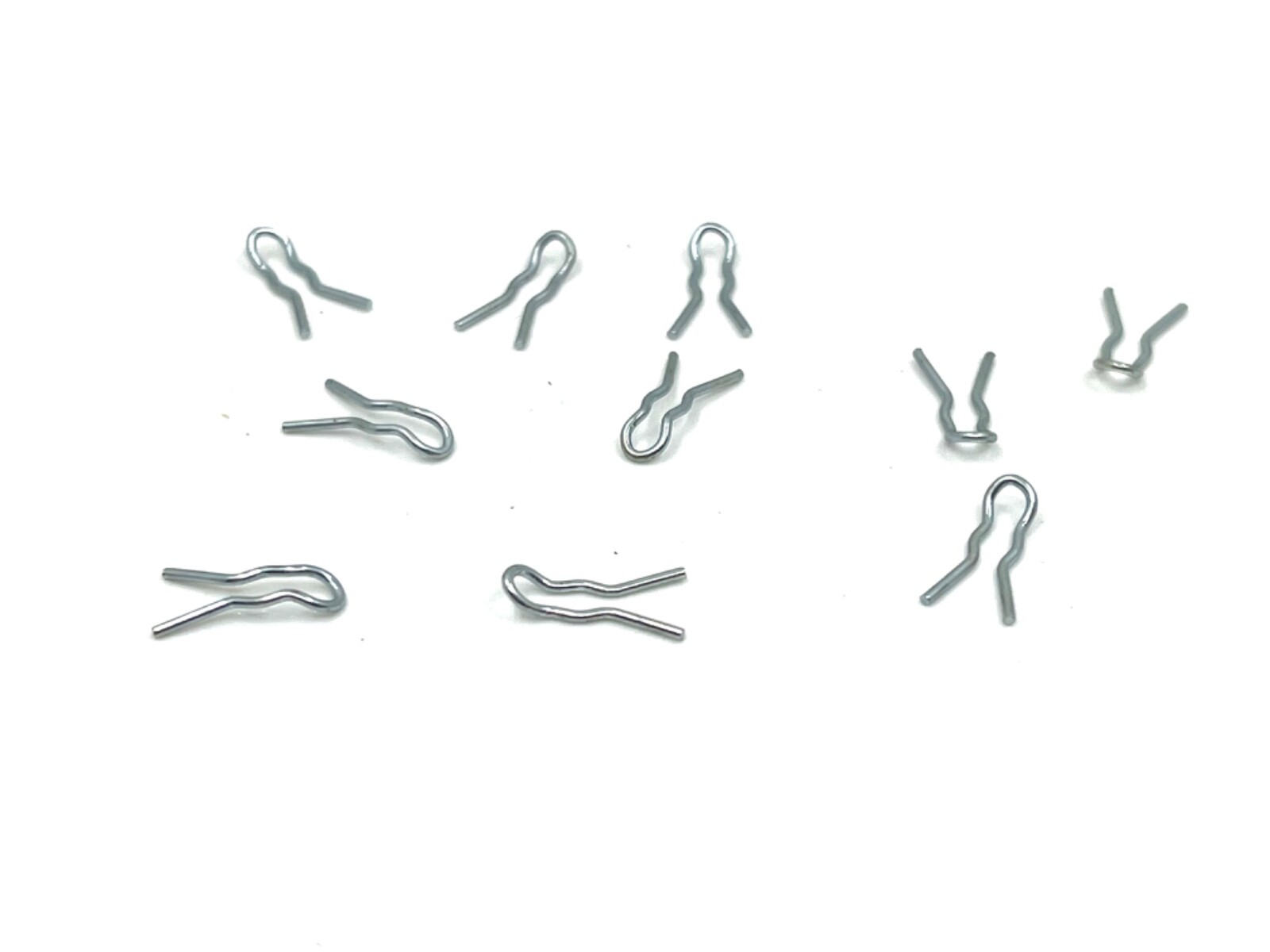 Carb or throttle linkage retainer clips with curve end - 10pcs 3/32 ID ...