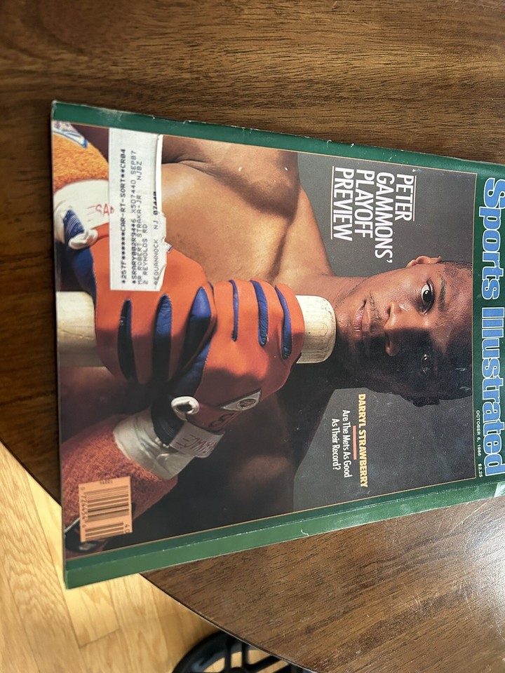 Sports Illustrated October 6 1986 Darryl Strawberry Peter Gammons ...