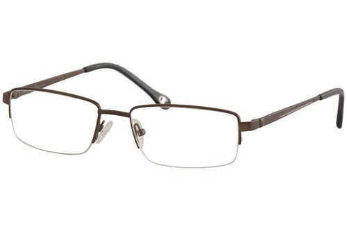 Champion Eyeglasses CU1003 CU/1003 C02 Light Brown Half Rim Optical ...