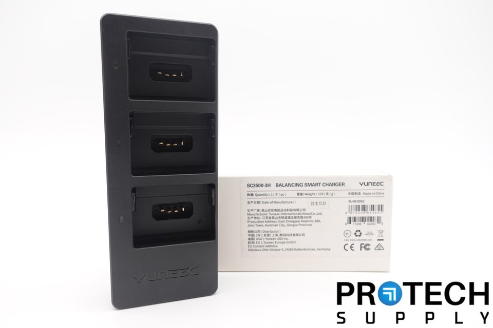 Yuneec SC3500-3H 3-Port Battery Charger for Mantis Q Drone NEW with ...