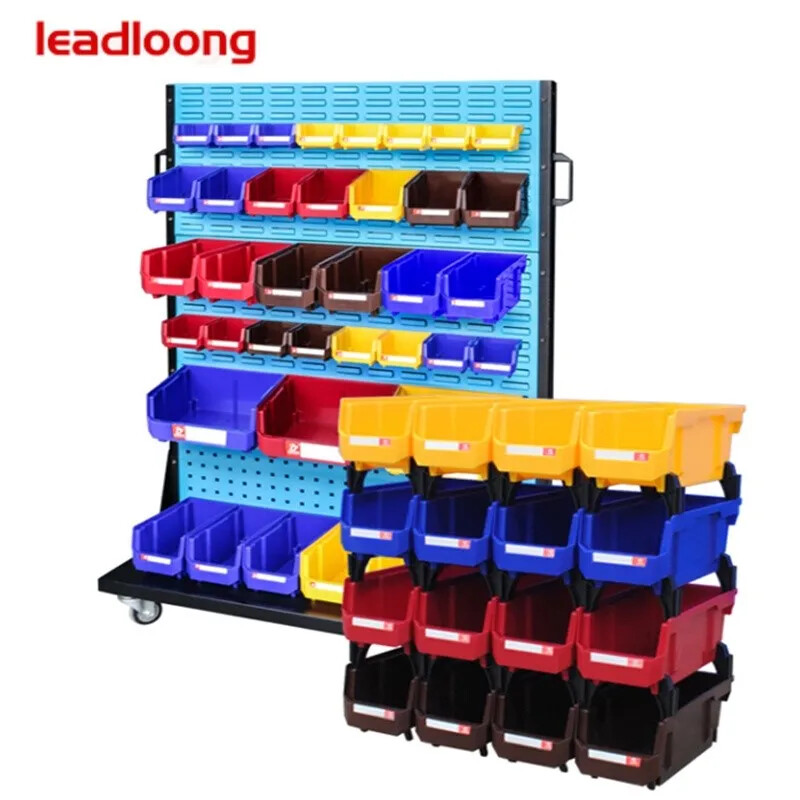 9pcs Plastic Parts Lin Bins Component Storage Boxes Workshop Picking ...