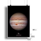 Solar System Planets A3 Poster Mercury Venus HD Prints Universe Space ...
