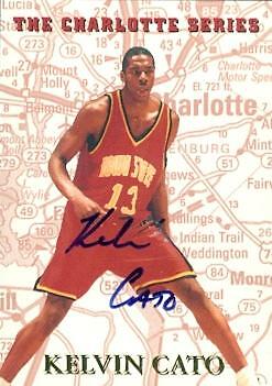 Kelvin Cato autographed Basketball Card (Iowa State) 1997 Genuine ...
