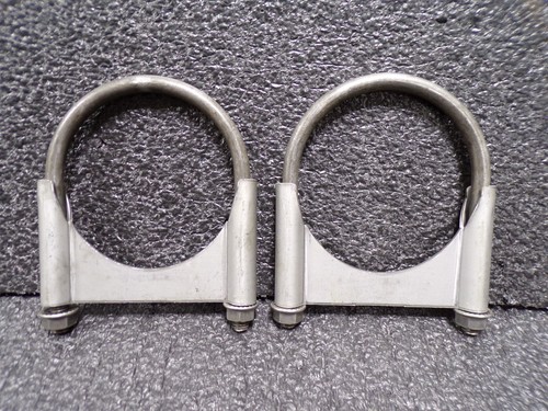 (PK2) Guillotine U-Bolt Steel Exhaust Clamp, 3-1/4"; (CM) | eBay
