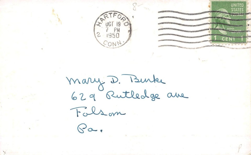 AVON, CT, QSL HAM RADIO NOTIFICATION CHROME PC FROM R.L. BALDWIN used ...