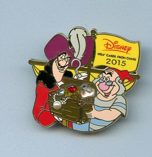 Disney Peter Pan Villain Captain Hook & Mr. Smee Jeweled Treasure Chest ...