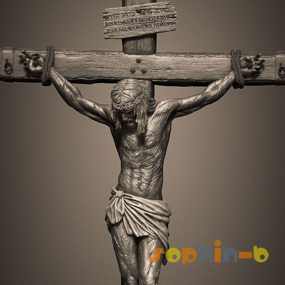 Jesus On The Cross 3d Tattoo Jesus Carrying The Cross 3D Model 3D