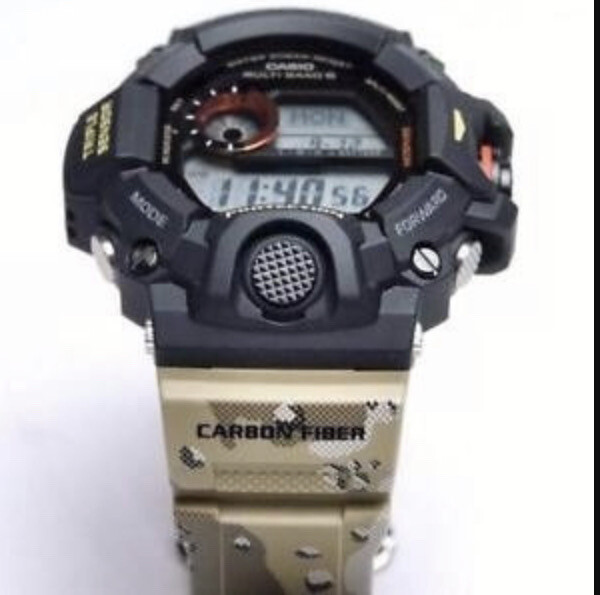 Very Rare CASIO G-Shock Rugged Desert Camo Rangeman GW9400-DCJ-1JF MINT ...