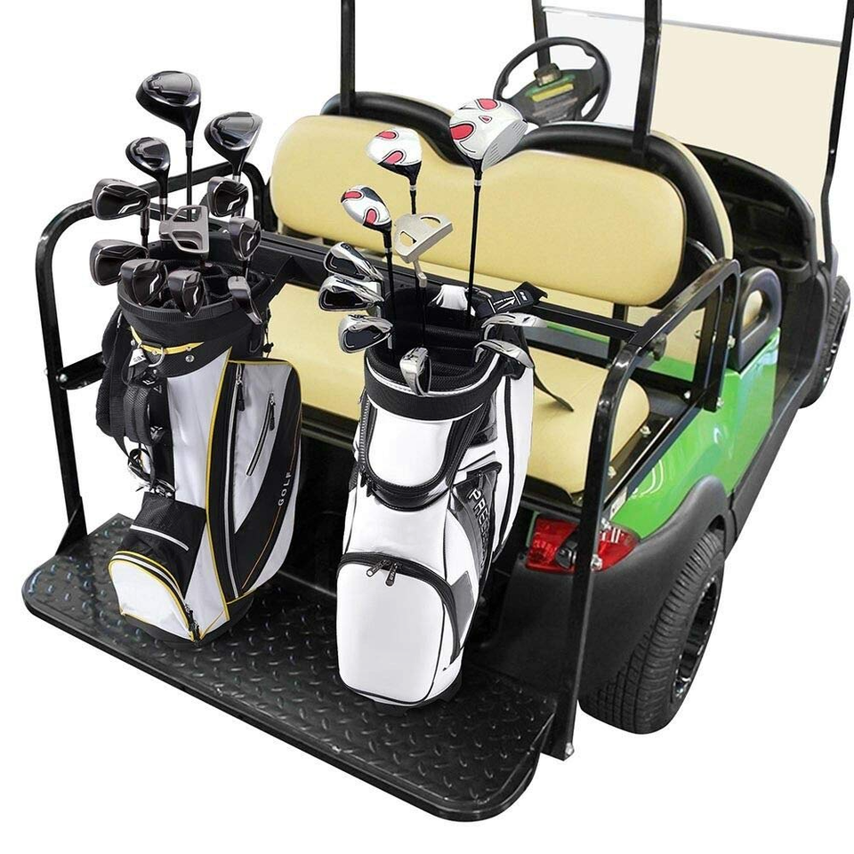 Universal Golf Bag Holder Bracket Attachment Cart Rear Seat EZGO Club ...