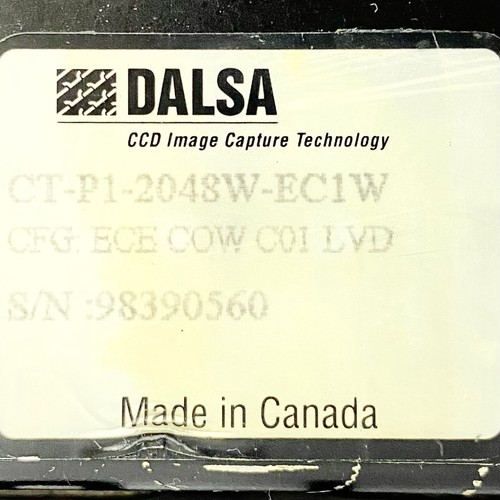 Dalsa CT-P1-2048W-EC1W CCD Image Capture Technology 0S1/0S2/0S3/0S4 W/UMR8.25A | eBay
