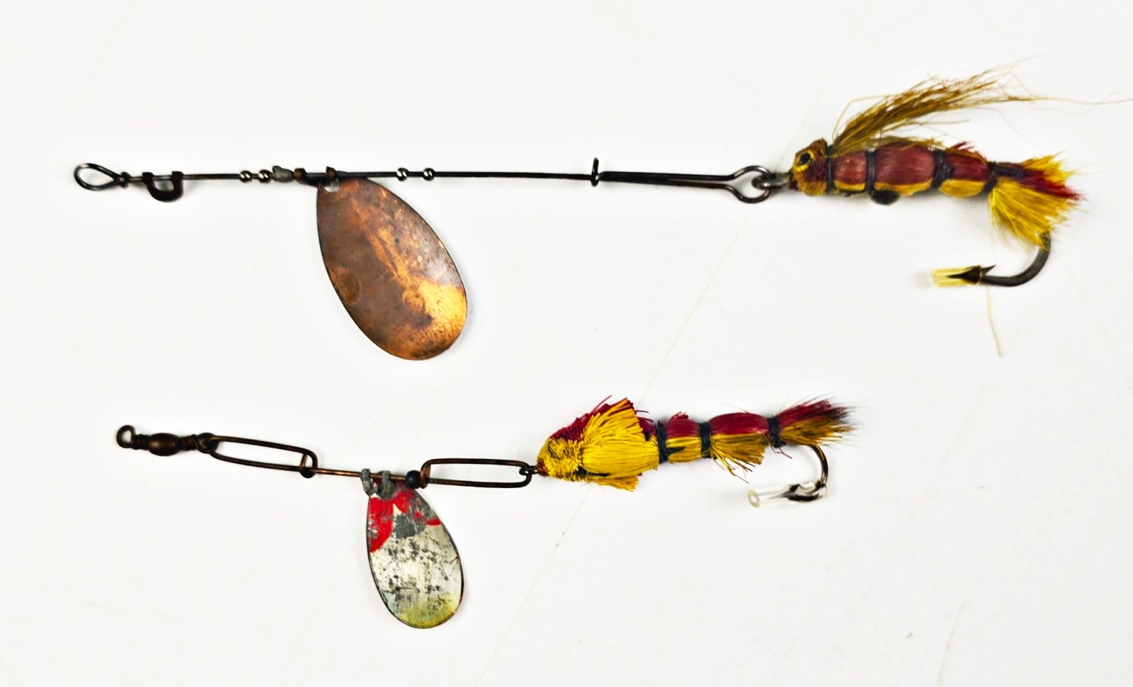 Rare OC Tuttle Devil Bug Skunk (Top Knot) & Hair Minnow Lures NY c ...