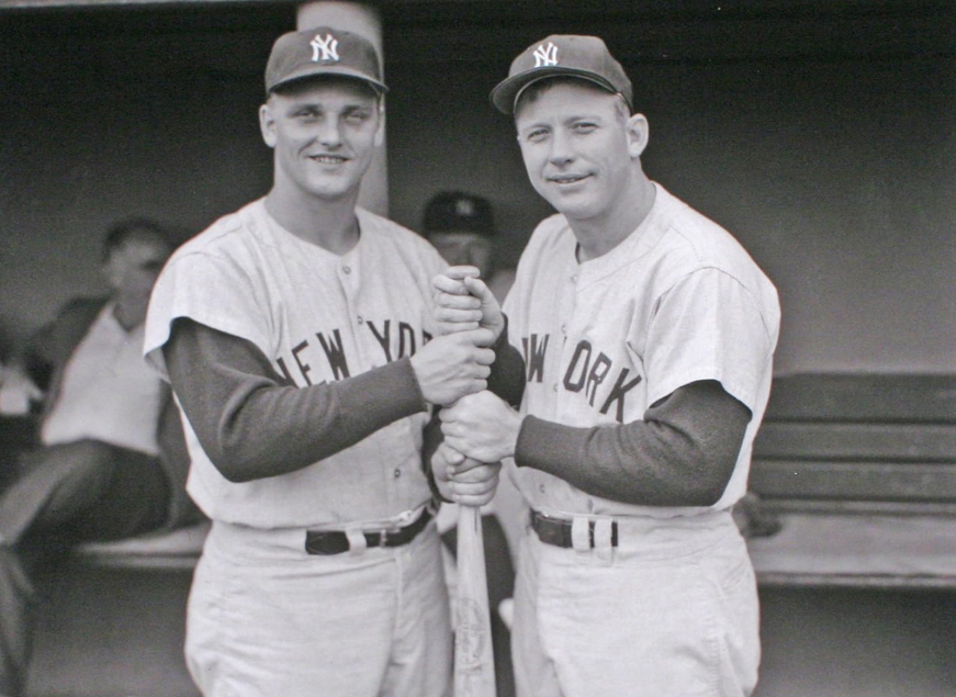 1962 Mickey Mantle Roger Maris HRs Ticket New York Yankees KC Athletics ...