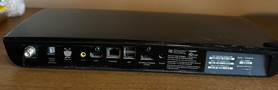 TiVo Roamio DVR Model TCD846500 w/ power cord and remote 851342000209| eBay