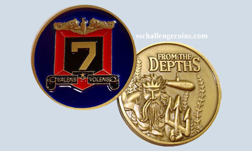 Submarine Squadron Seven ComSubRon 7 SubRon Challenge Coin USN From the ...