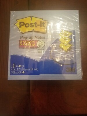 "3M"- Post-it/Pop-up Notes/Super Sticky/4"X 4"/Blue/for Pop-up Notes A3 ...