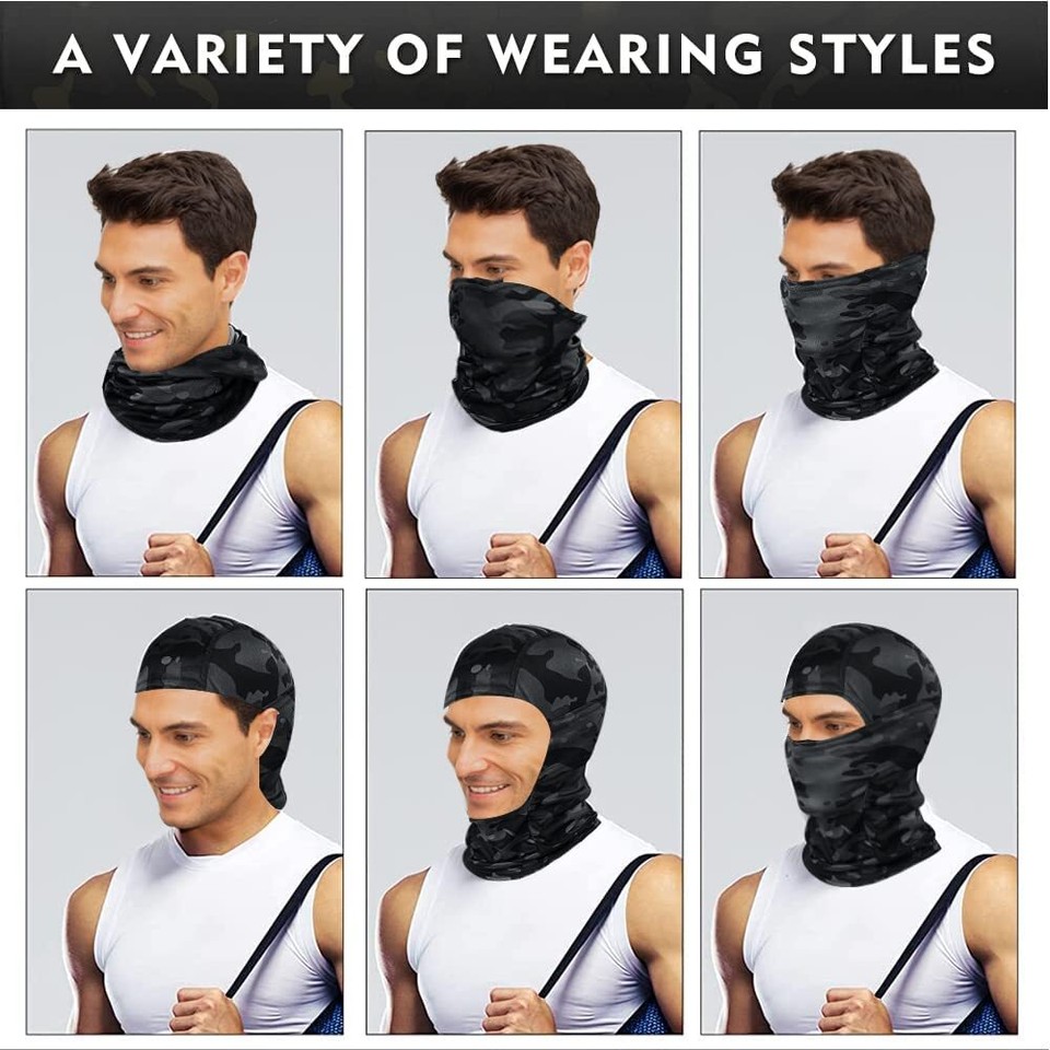 Camo Full Face Mask Tactical Balaclava Face Mask Camouflage Military ...