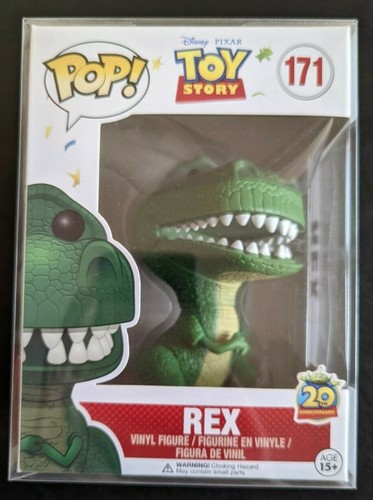 Funko pop Disney Rex n°171 - Toy Story 20th Anniversary - Rare | eBay