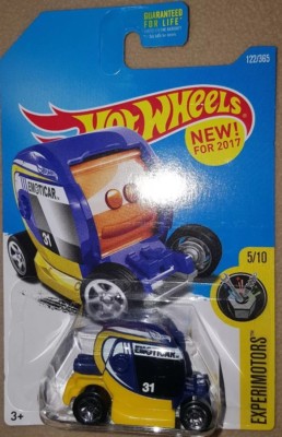 **BRAND NEW** EMOTICAR #122 blue/yellow/orange EXPERIMOTORS 2017 Hot ...