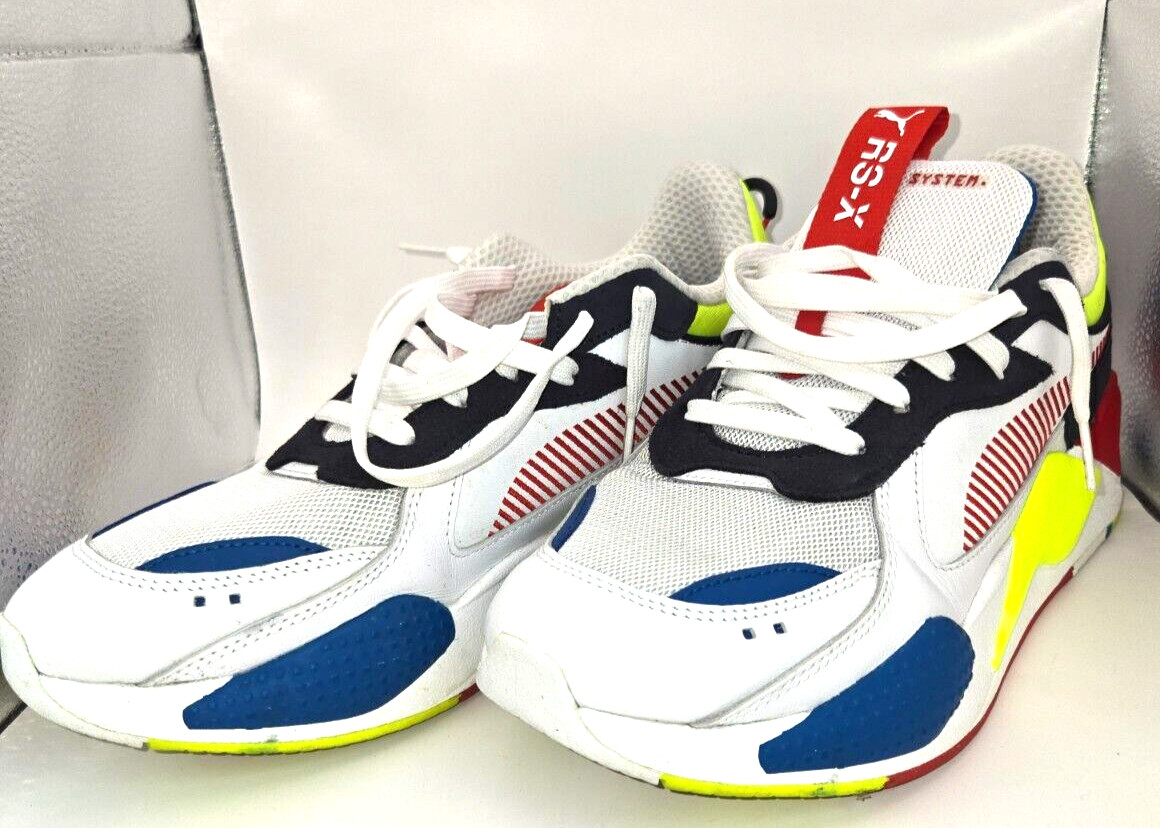 PUMA RS-X Goods White Black Red Green Athletic Shoes … - Gem