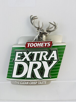 TOOHEYS EXTRA DRY HEAVY METAL BEER TAP TOPPER. | eBay Australia
