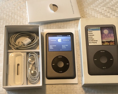 Ipod Classic Apple 7th Gen 160gb Black A1238 Mc297 Has 25,000 Songs ...