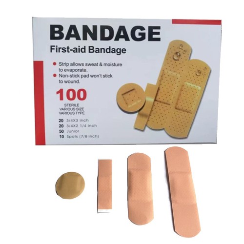 100 Pieces / Box Waterproof Band Aid Medical Antibacterial Band Aid | eBay