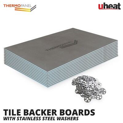 Thermopanel Tile Backer Boards with Stainless Steel Washers - Packs of ...