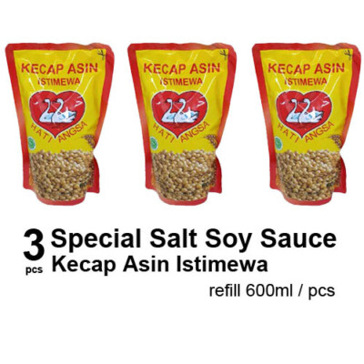 Salt Soy Sauce Kecap Asin Hati Angsa Refill 600 ml | eBay