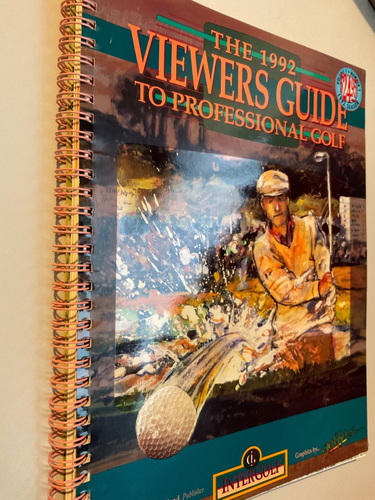 THE 1992 VIEWERS GUIDE TO PROFESSIONAL GOLF 9780963125903| eBay