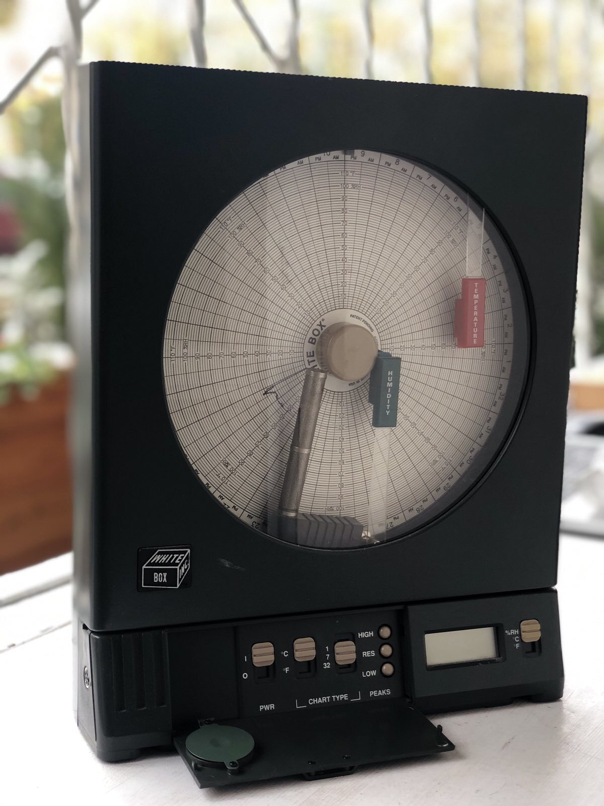 White Box Chart Recorder CT485-RS Humidity Paper Graph Temperature | eBay