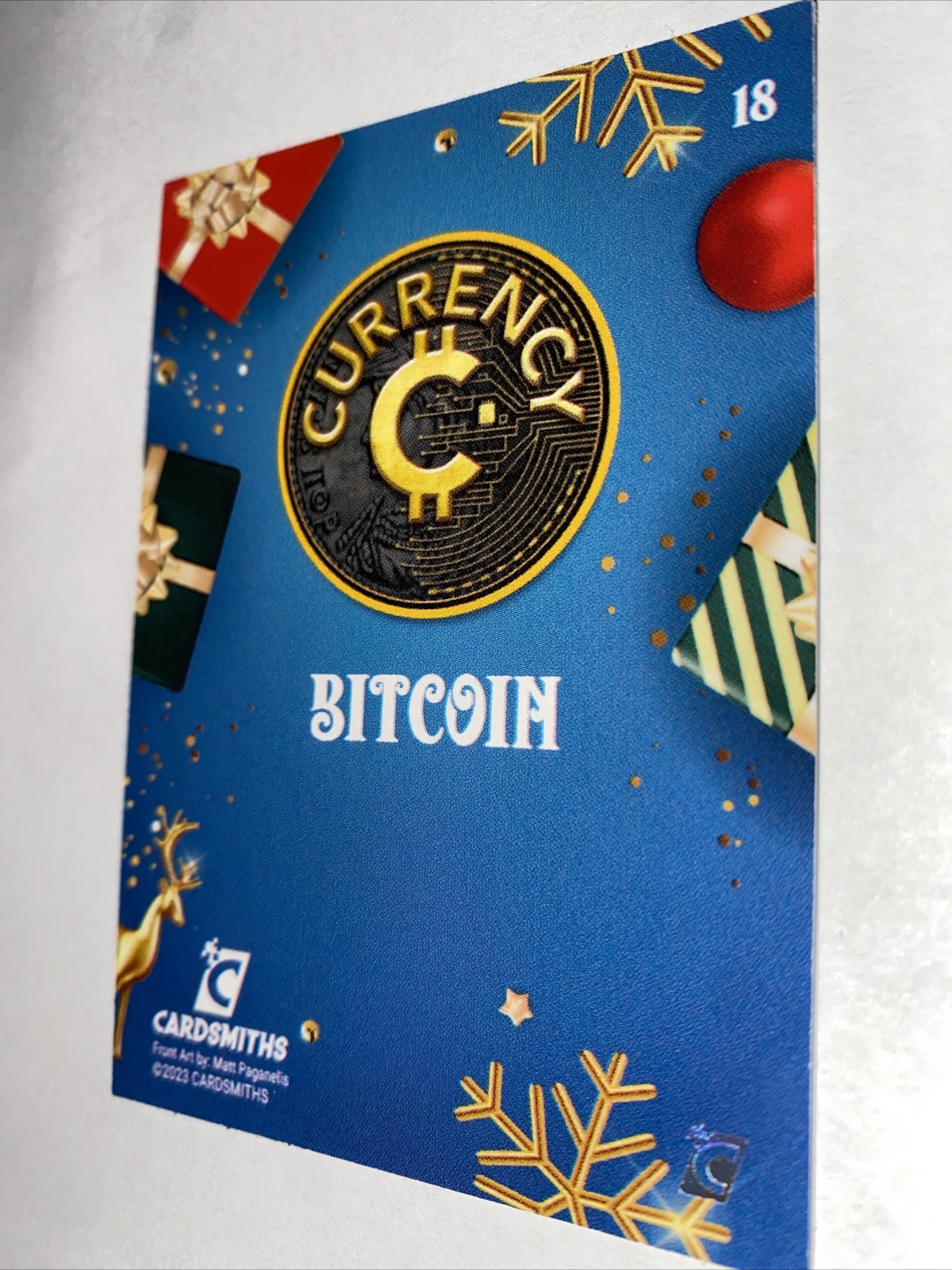 2023 Cardsmiths Currency Holiday Bitcoin #18 Hot | eBay
