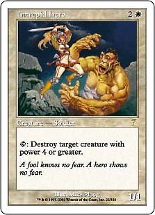 Magic MTG - Intrepid Hero - 7ème Edition - EXC - EN - FOIL | eBay