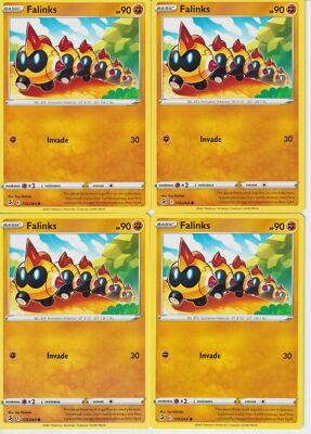 Pokemon - 4x FALINKS 155/264 - Fusion Strike - NM/M -New | eBay