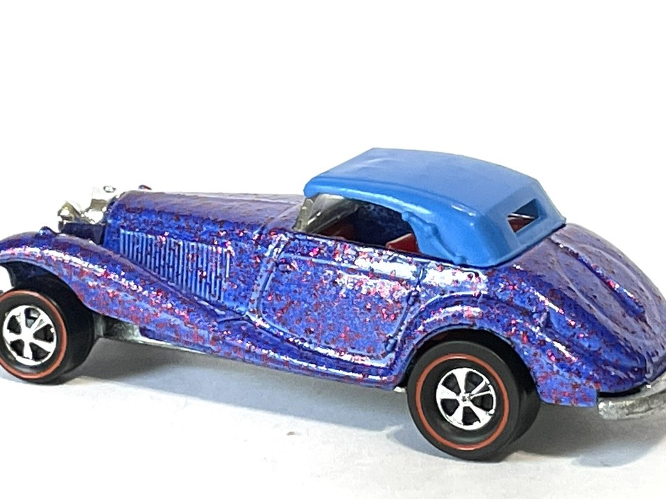 Brand New CUSTOM REDLINE Hot Wheels Vintage Flake Diecast Car Mercedes ...