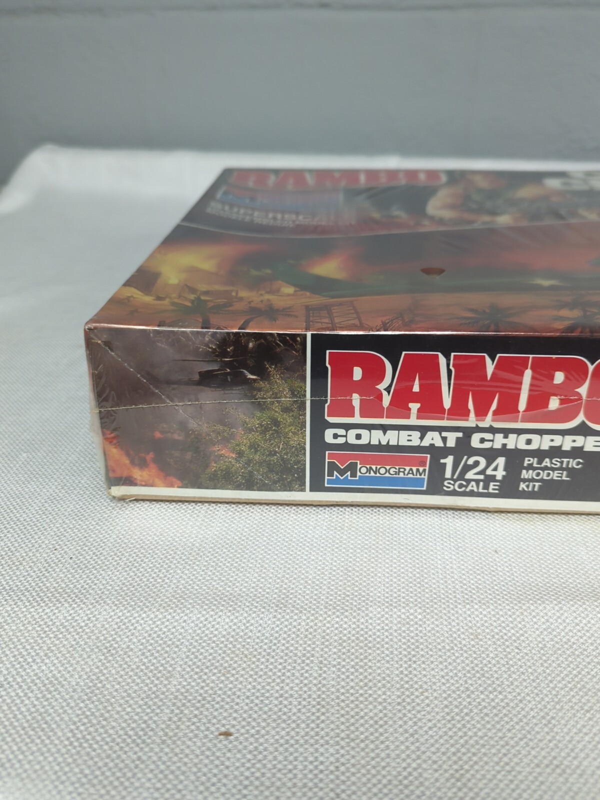 1985 Monogram Rambo Combat Chopper 1/24 Superscale Huey Helicopter for ...