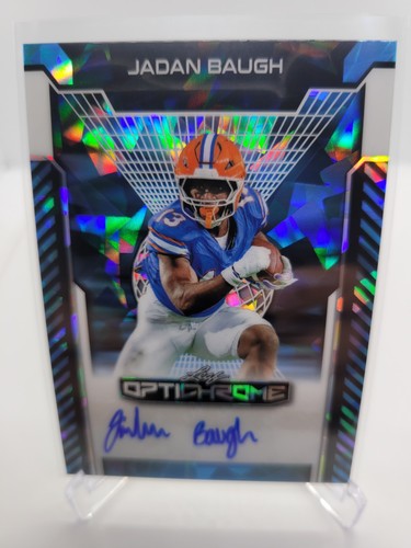 2025 Leaf Optichrome Jadan Baugh Auto 3/7 Blue Cracked Ice | eBay