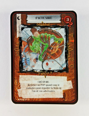 Factuary - French - Kult CCG card (1995) Being, horror TCG | eBay