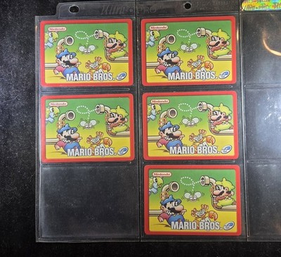 Nintendo Mario Bros. E-reader Cards For Gameboy - Complete 5 Card Set ...