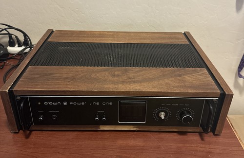 Crown Power Line One Amplifier/ Not Tested !! | eBay